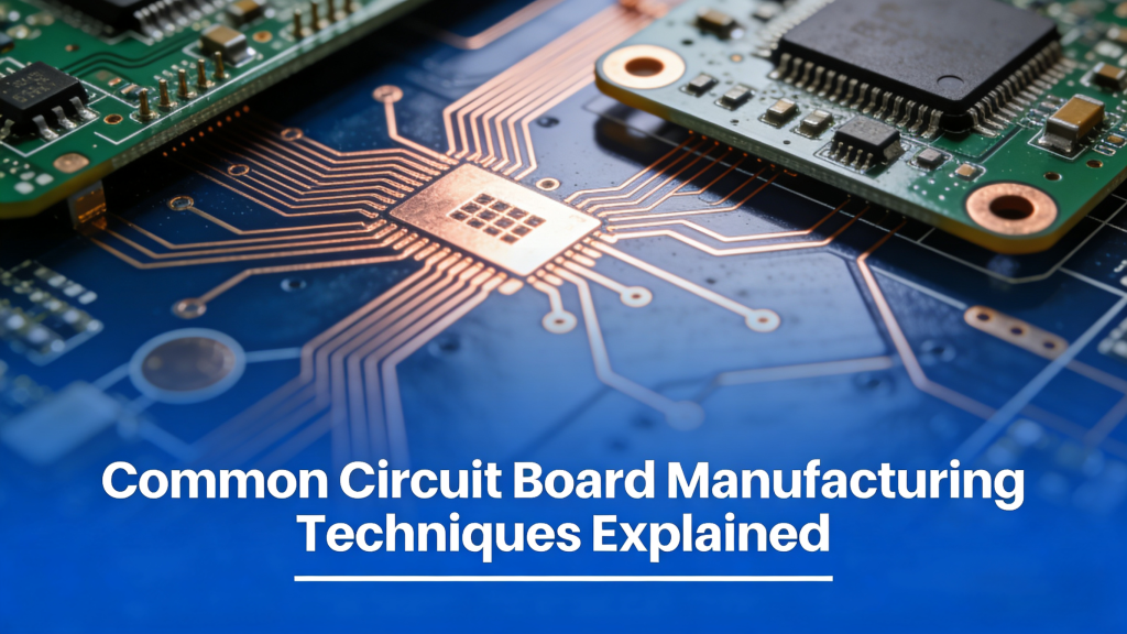 Common Circuit Board Manufacturing Techniques Explained - suntop