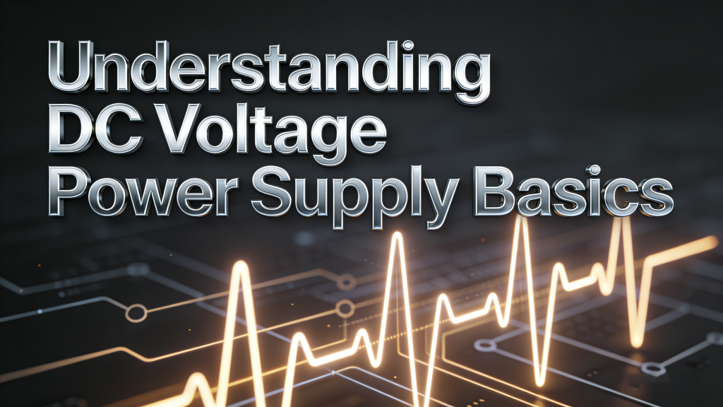 Understanding DC Voltage Power Supply Basics - suntop